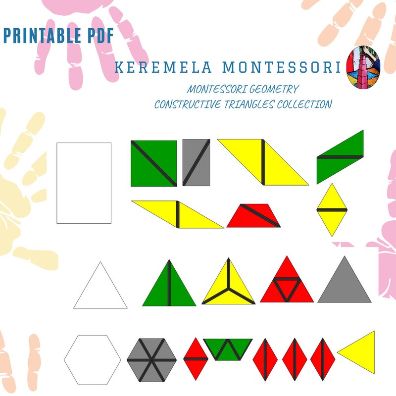 Printable Triangles - Etsy
