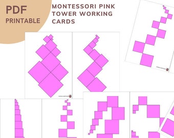 Montessori Pink Tower | Etsy