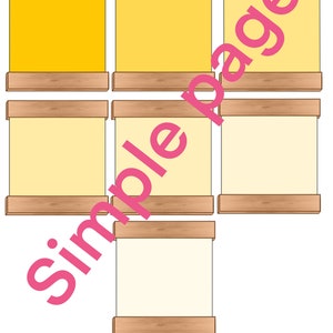 Montessori Color Tablets. Box 1_2_3 Together. Printable Homeschool ...