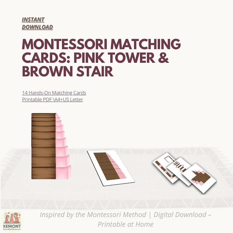 Montessori Tower - Etsy