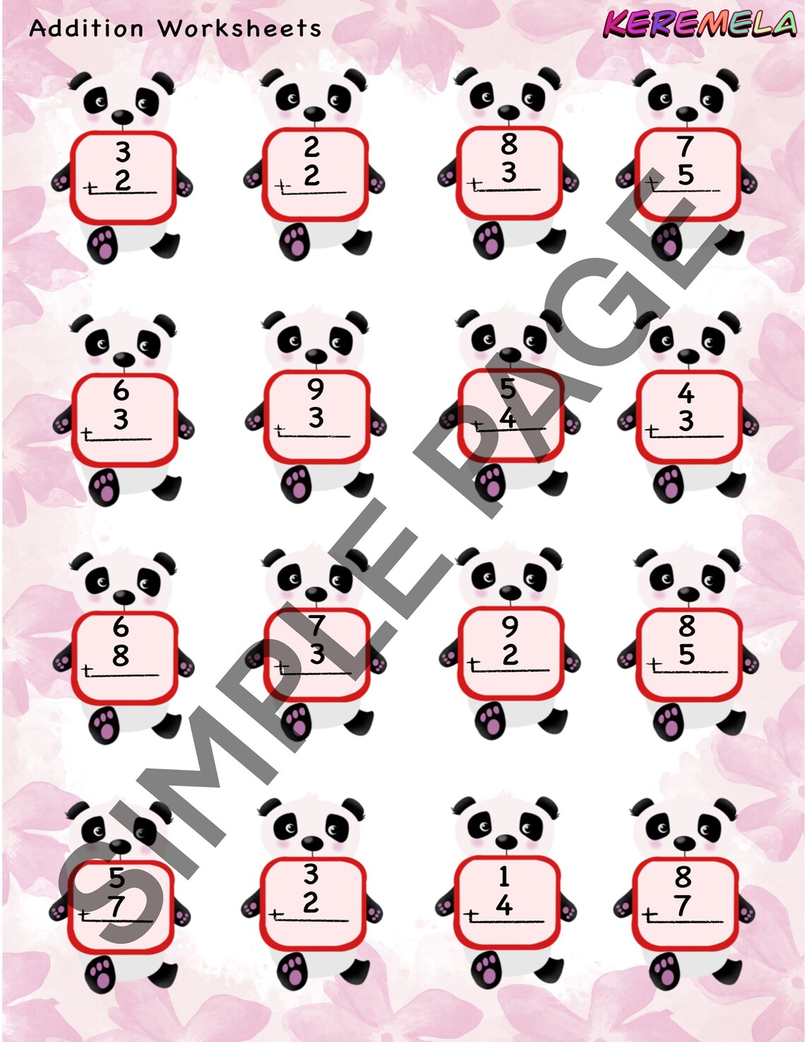 Montessori Addition Worksheets. Bead Ladder.montessori Addition Table ...