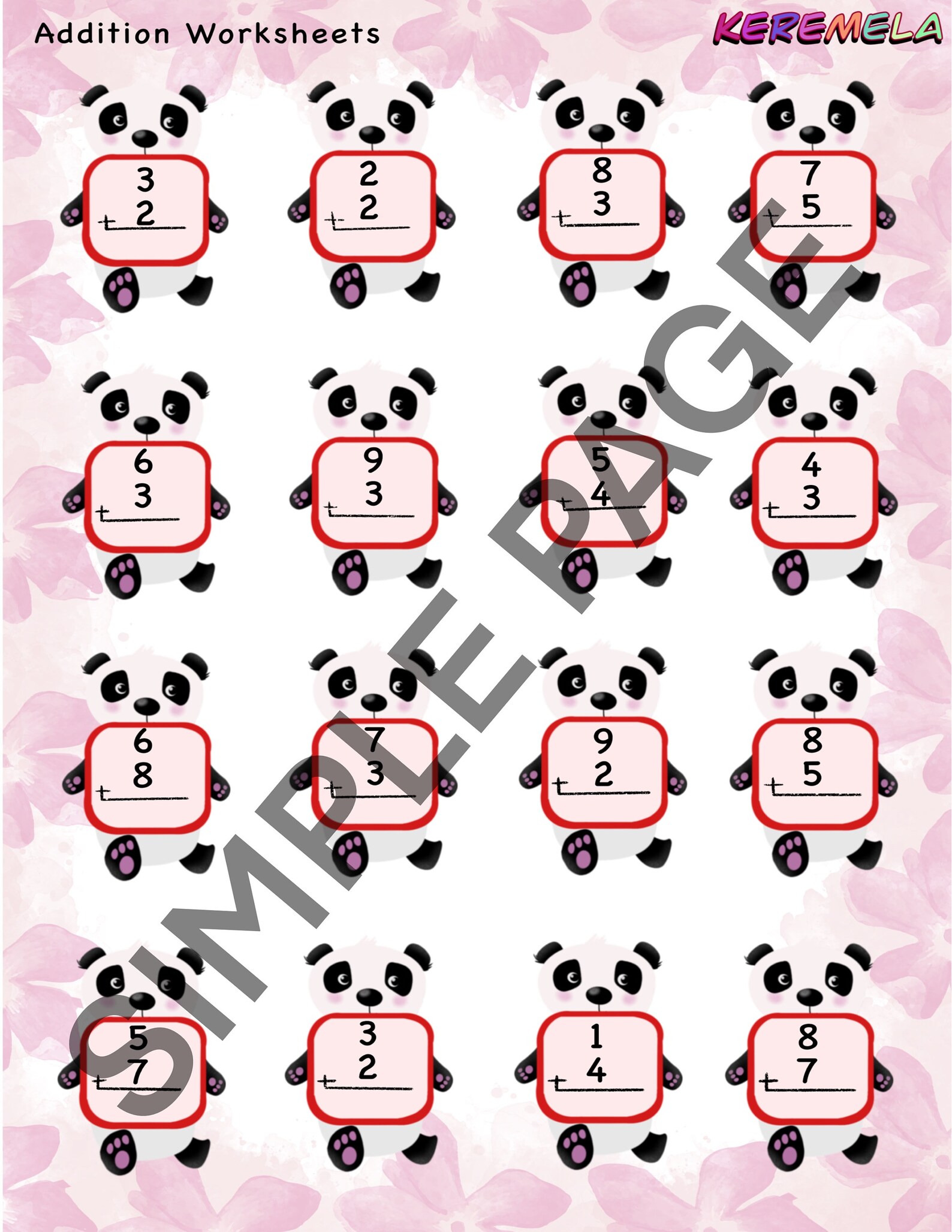 Montessori Addition Worksheets. Bead Ladder.montessori Addition Table ...