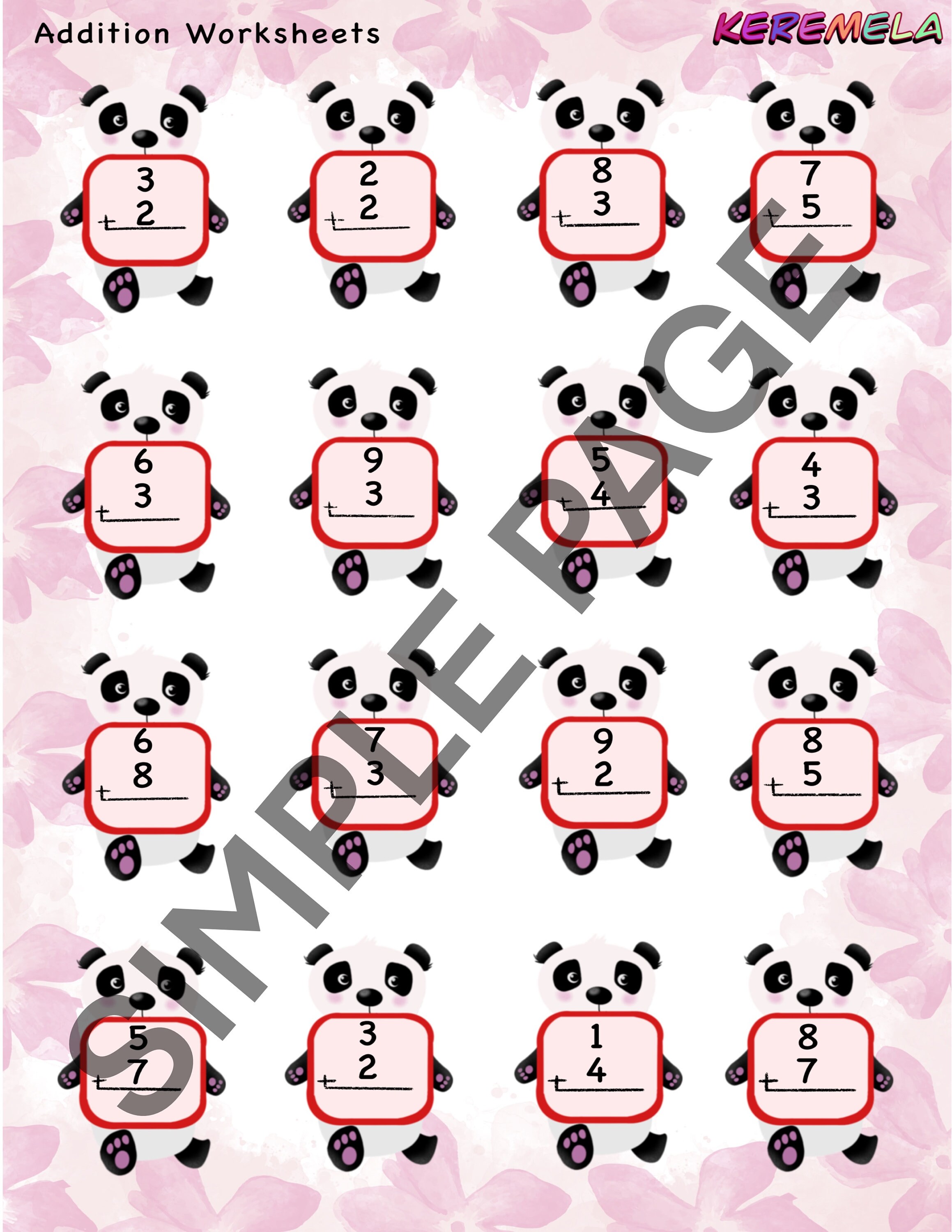 Montessori Addition Worksheets. Bead Ladder.montessori Addition Table ...