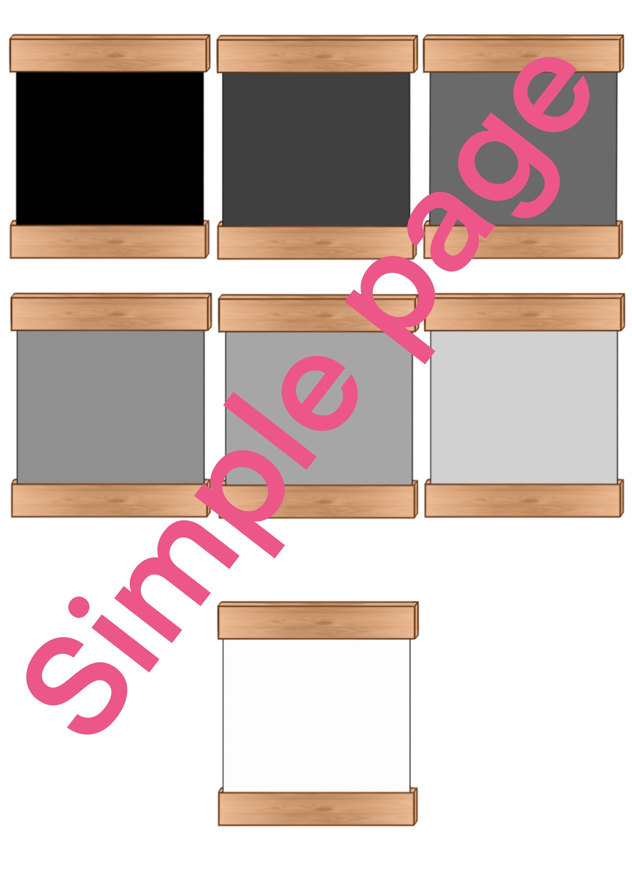 Montessori Color Tablets. Box 1_2_3 Together. Printable Homeschool ...