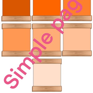 Montessori Color Tablets. Box 1_2_3 Together. Printable Homeschool ...