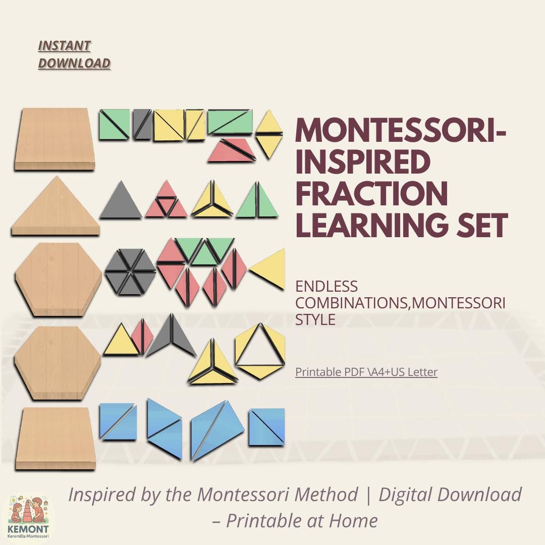 Montessori Constructive Triangles Cards | Creative Geometry Activities ...
