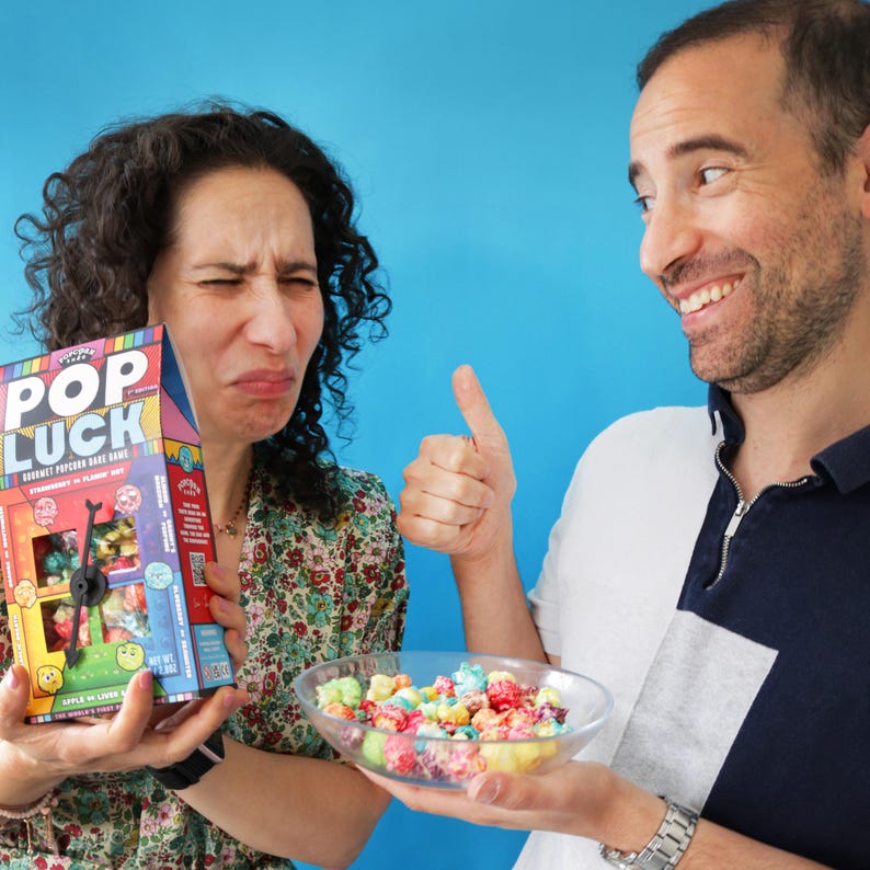 Pop Luck | World's First Popcorn Dare Game | Novelty Gift - Etsy