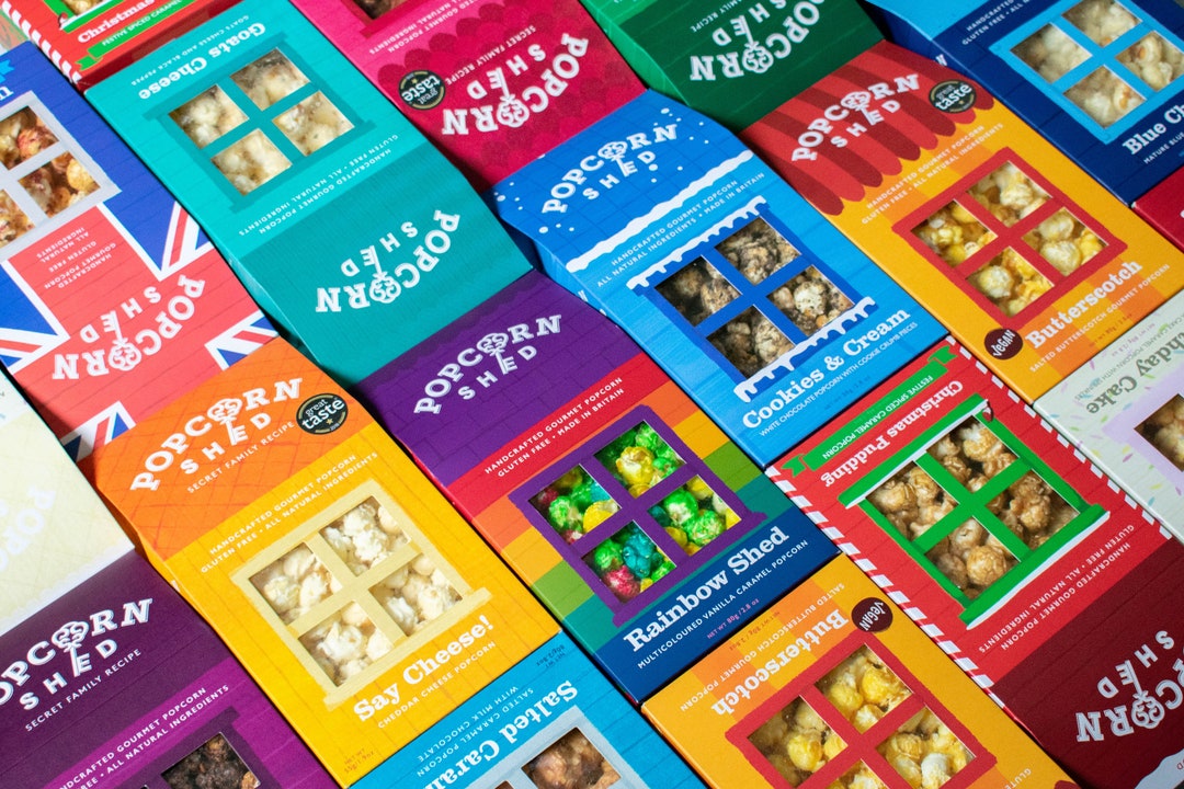 Any 6 Gourmet Popcorn Gift Bundle - Pick Your Own Flavours - Luxury ...