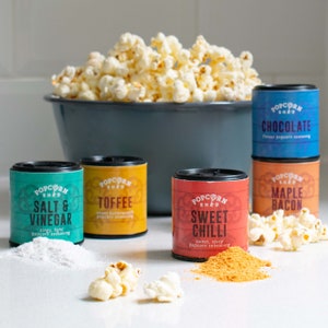 DIY Popcorn Seasonings Kit - Make Your Own Gourmet Popcorn - Movie ...