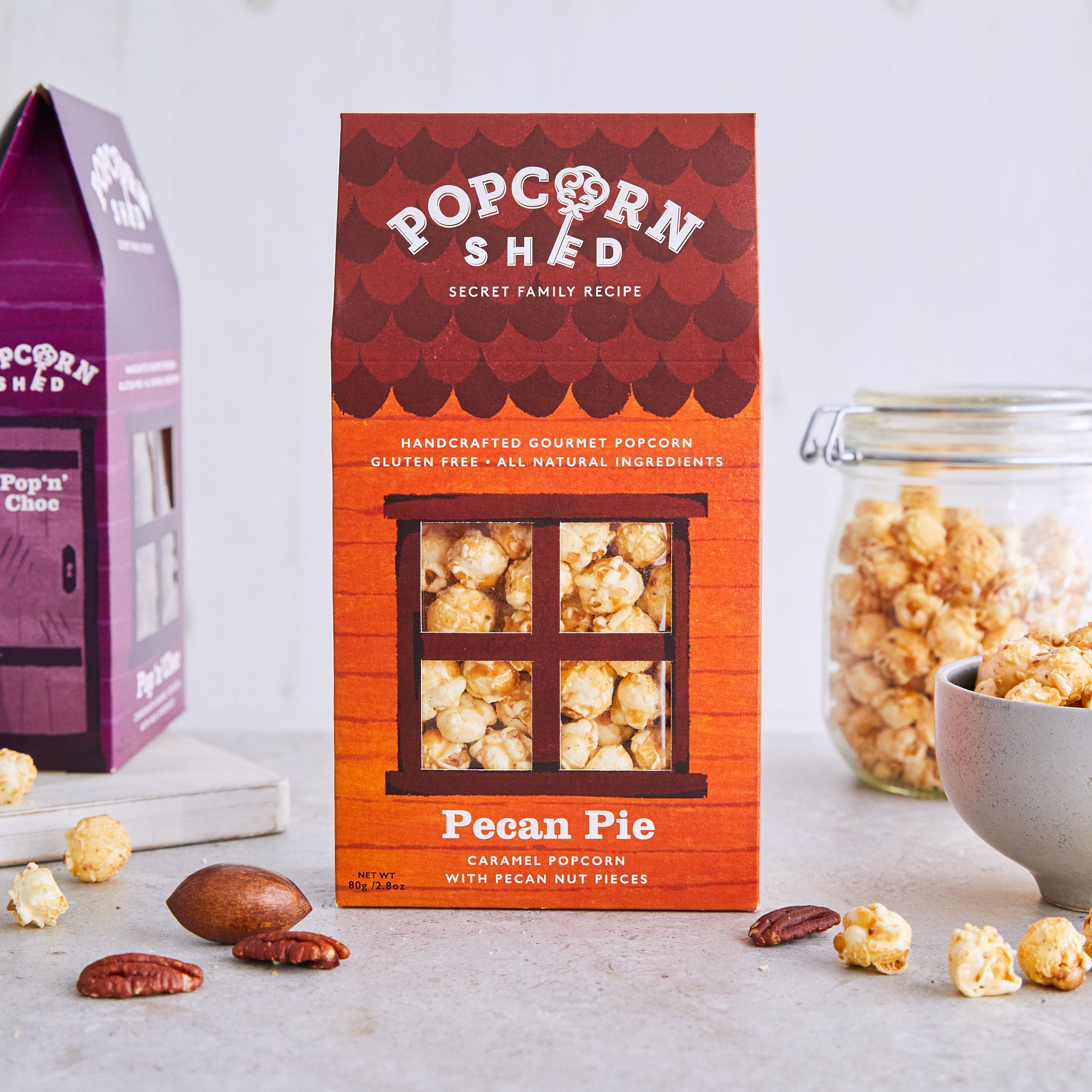 Pecan Pie Gourmet Popcorn - Pecan Nut Popcorn - Food Gift - Foodie ...