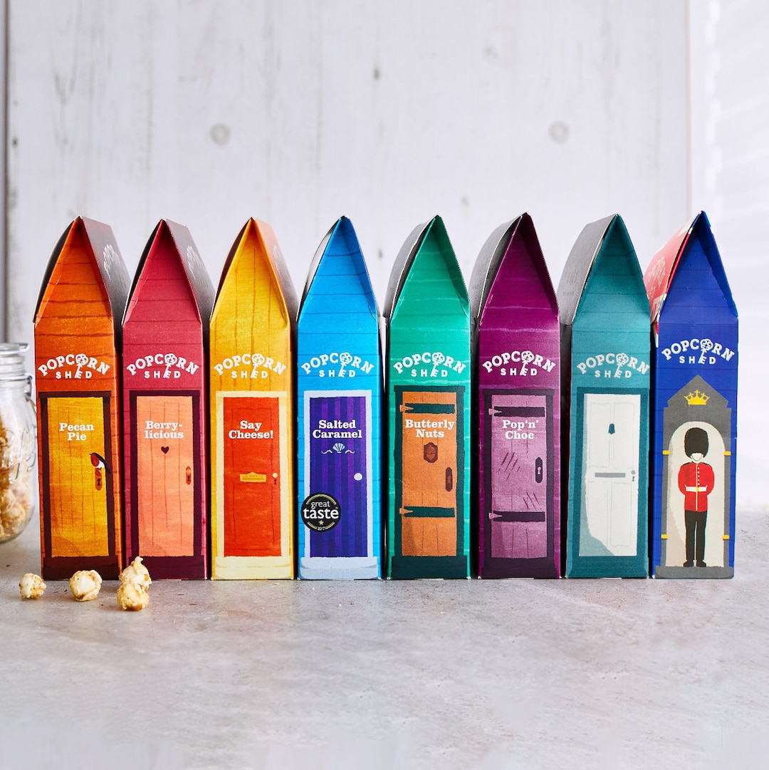 Gourmet Popcorn Variety Pack 8 Delicious Gourmet Popcorn Flavours Sweet ...