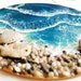 Circle Ocean Art Resin Ocean Painting Beach Wall Art Hanging - Etsy