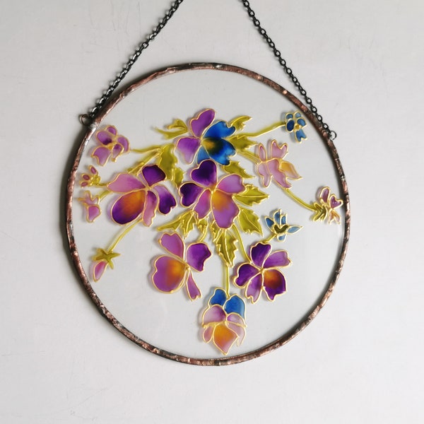 Violet Stained Glass - Etsy