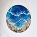 Circle Ocean Art Resin Ocean Painting Beach Wall Art Hanging - Etsy