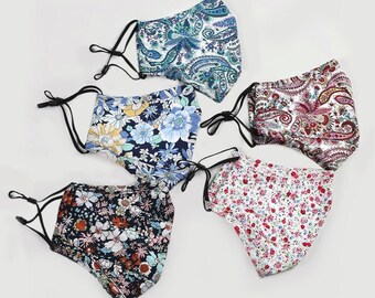 Floral Face Mask | Etsy