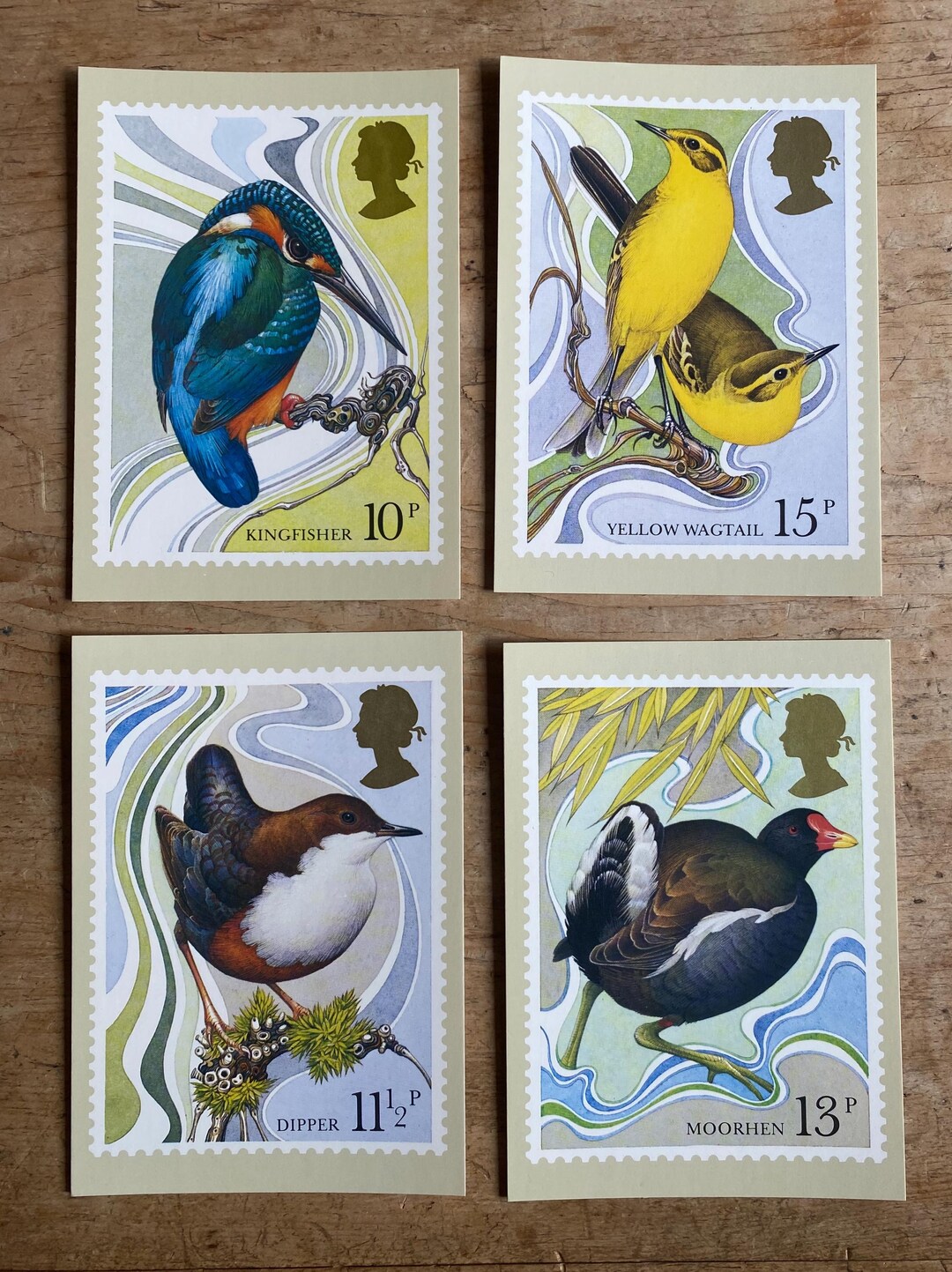 Vintage Set of 4 Post Office Post Cards, Series PHQ 41(a) - Etsy