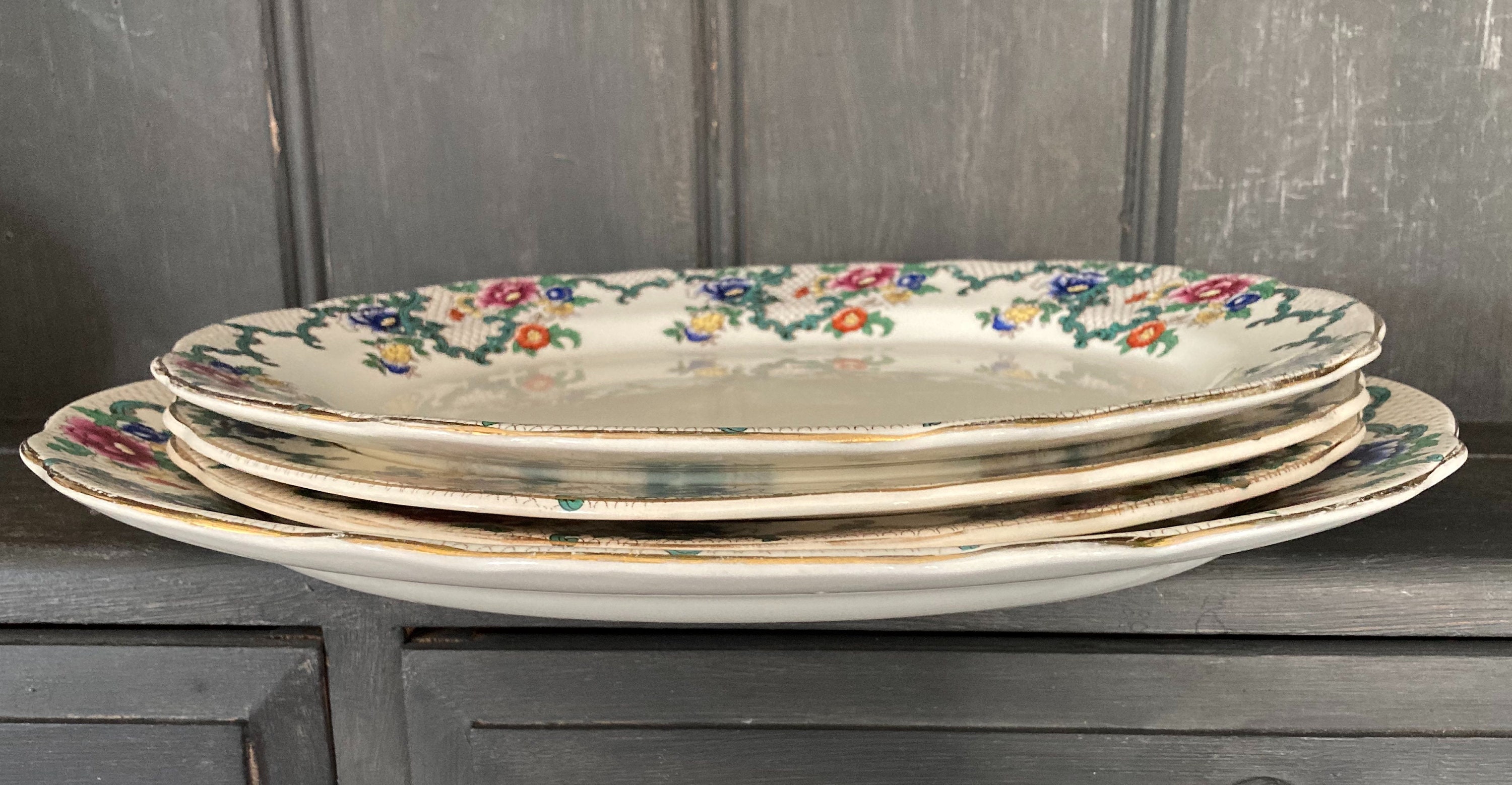 Vintage Royal Cauldon China Set in 'victoria' Pattern - Various Pieces ...