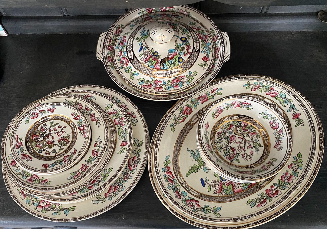 Vintage Alfred Meakin Tableware in 'bengal Tree' Pattern - Etsy