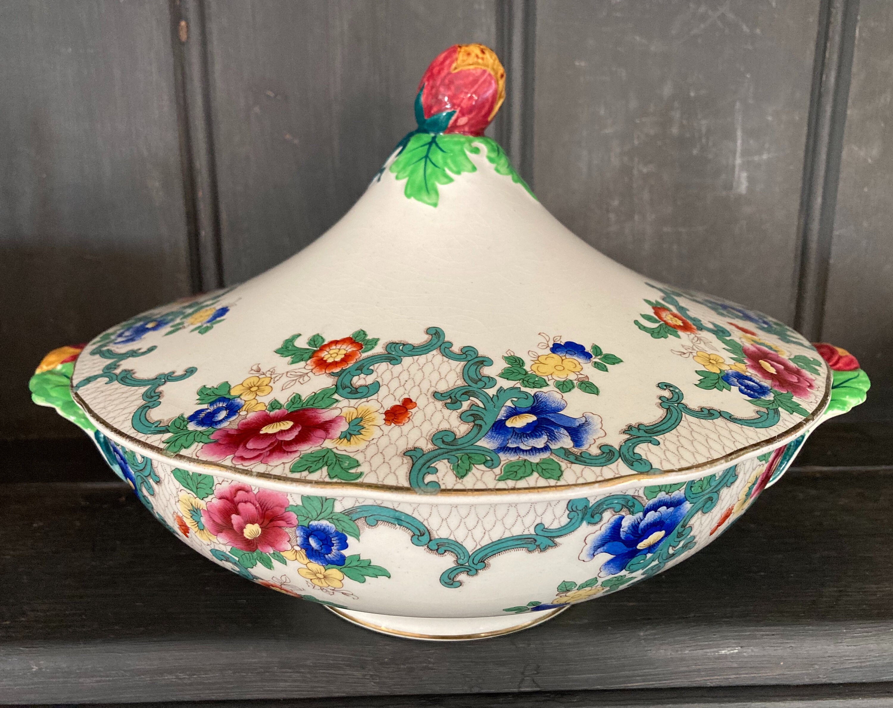 Vintage Royal Cauldon China Set in 'victoria' Pattern - Various Pieces ...