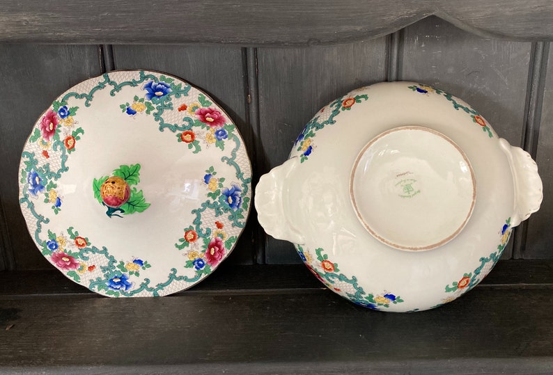 Vintage Royal Cauldon China Set in 'victoria' Pattern - Various Pieces ...