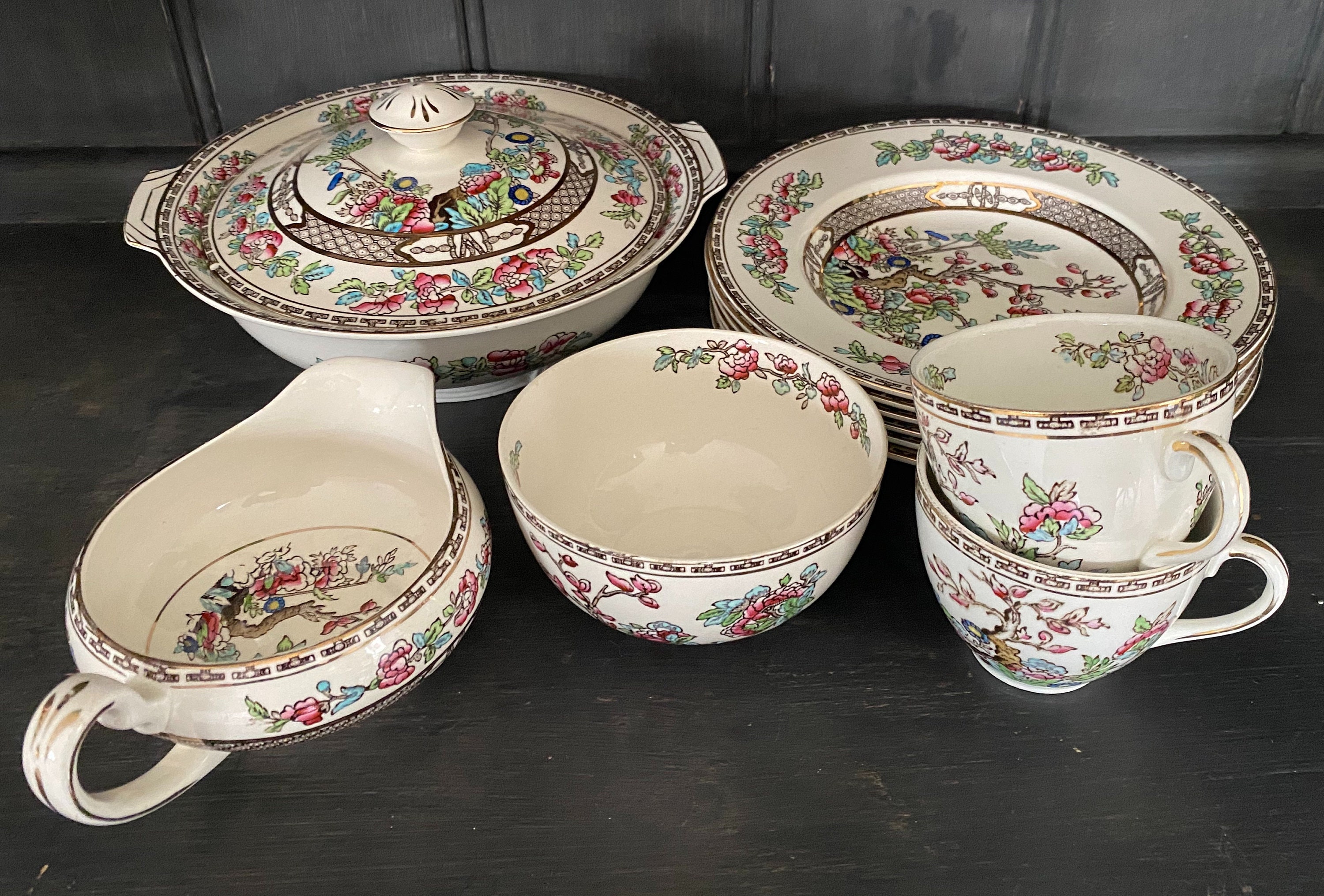 Vintage Alfred Meakin Tableware in 'bengal Tree' Pattern - Etsy