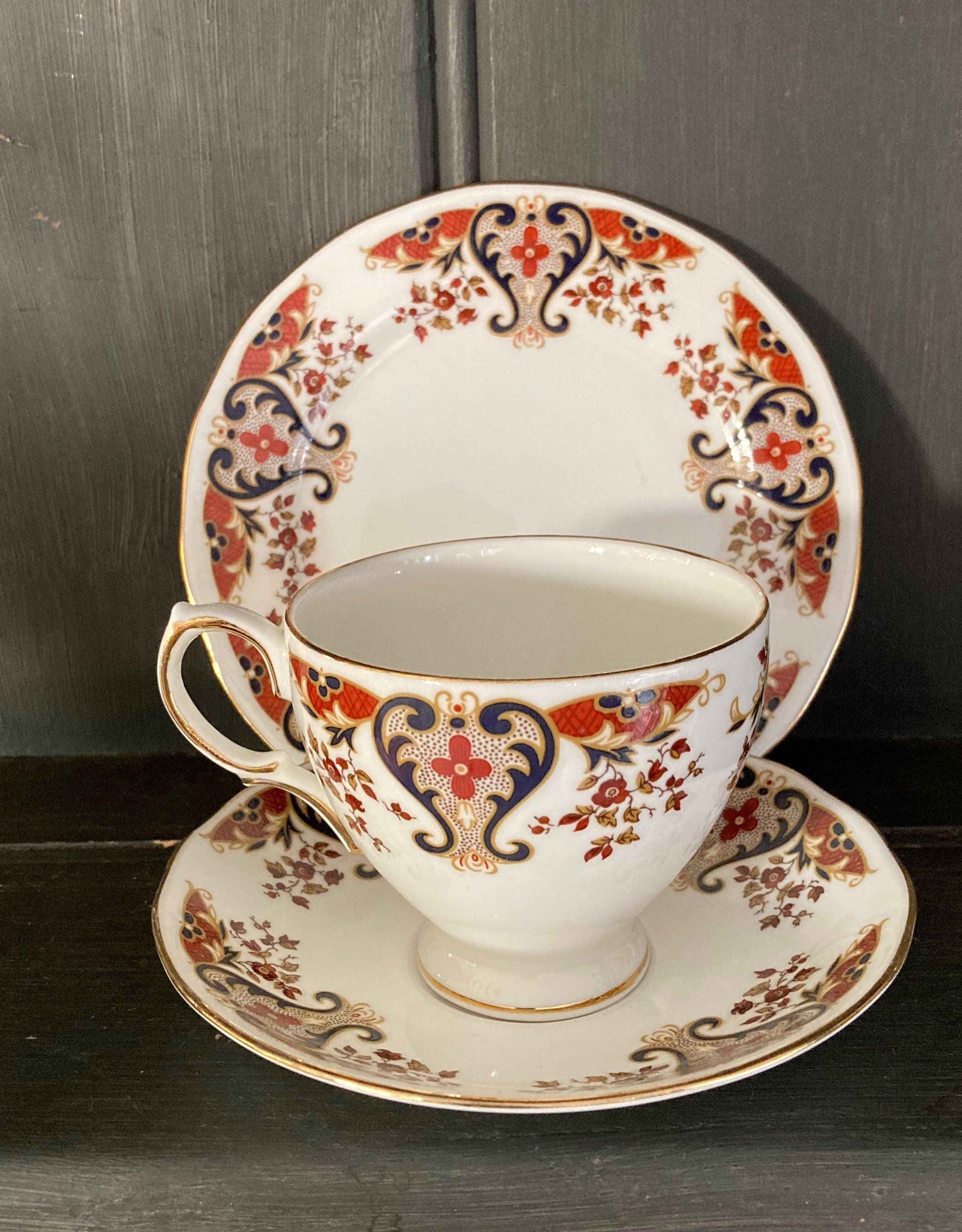 Vintage Colclough Tea Sets Including Cake Stand in 'royale' Pattern No ...