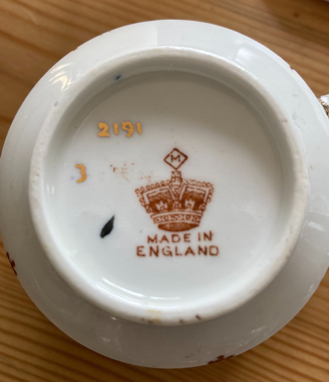 Vintage Porcelain by Doric China Co, Imari-style Pattern Number 2191 ...