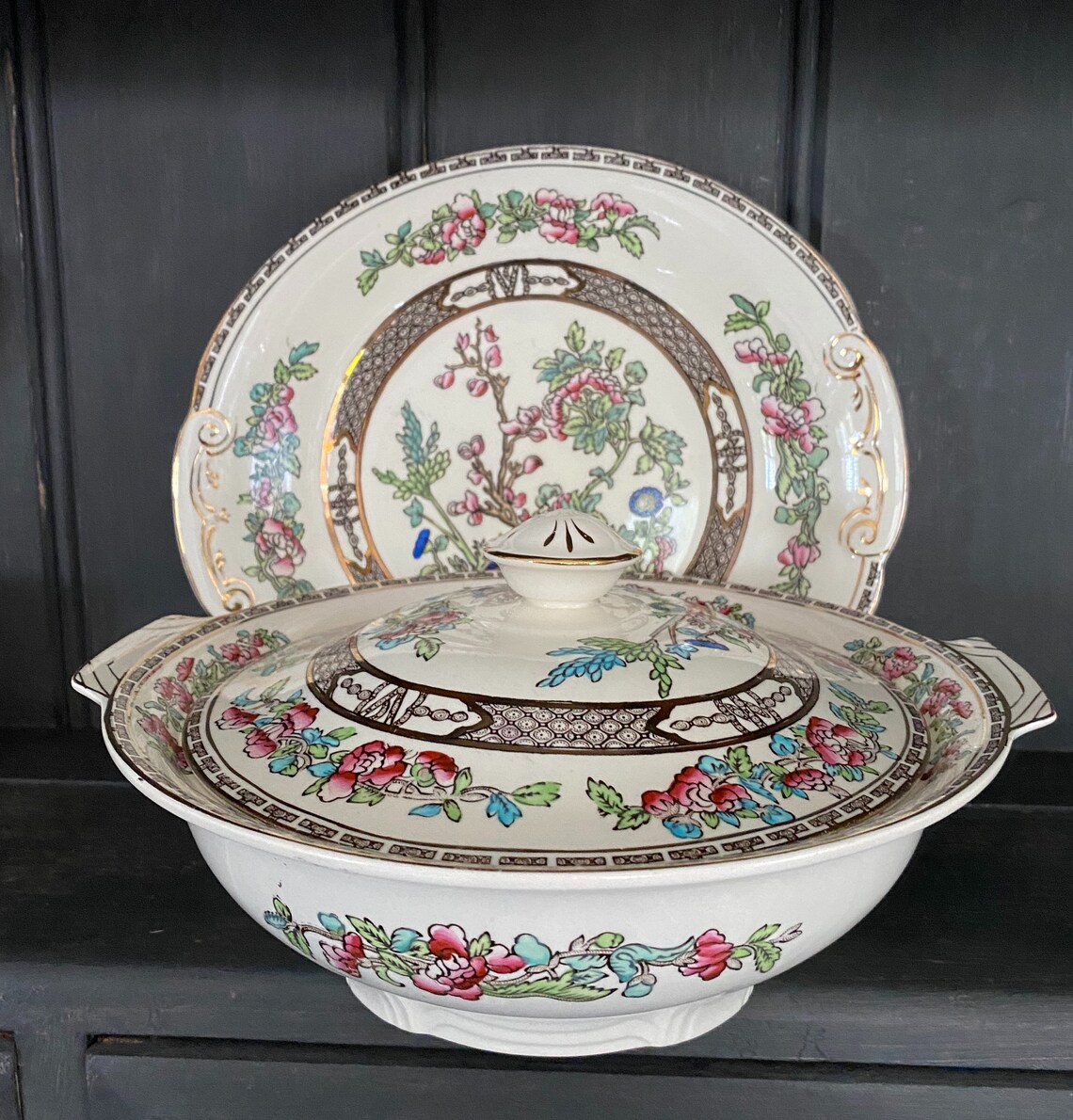 Vintage Alfred Meakin Tableware in 'bengal Tree' Pattern - Etsy