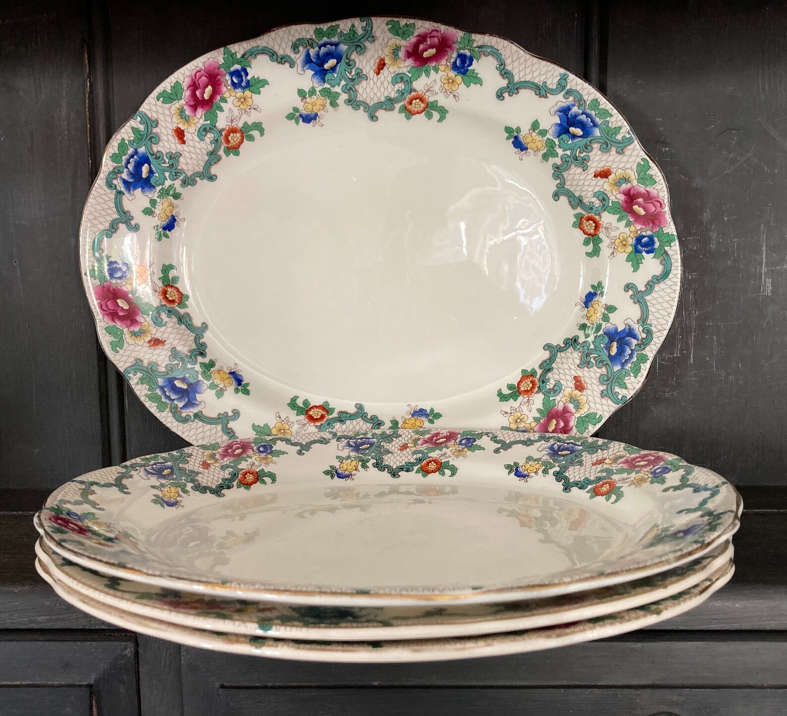 Vintage Royal Cauldon China Set in 'victoria' Pattern Various Pieces - Etsy