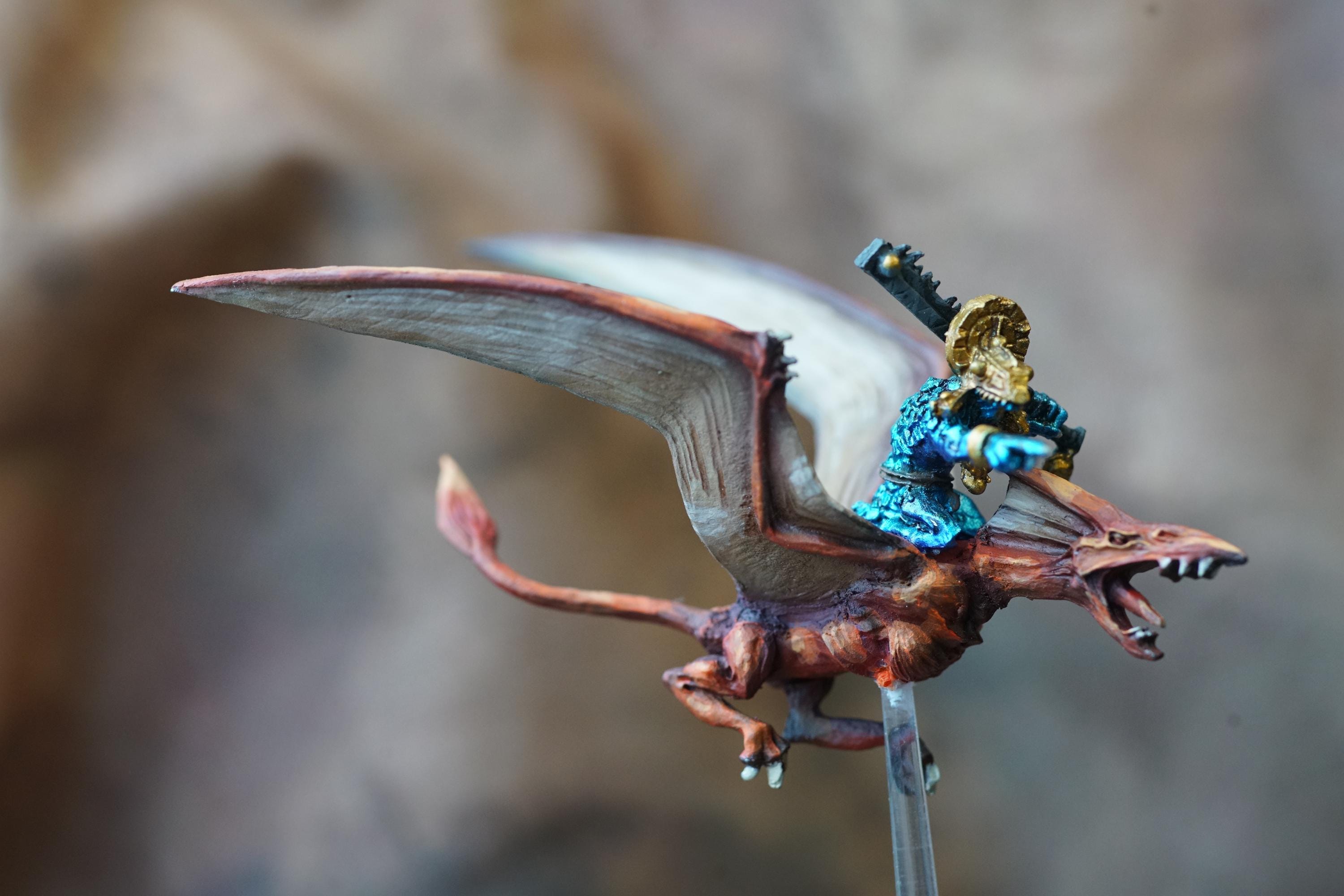 Warhammer Age of Simgar Lizard Seraphon Metal Painted RIPPERDACTYL ...