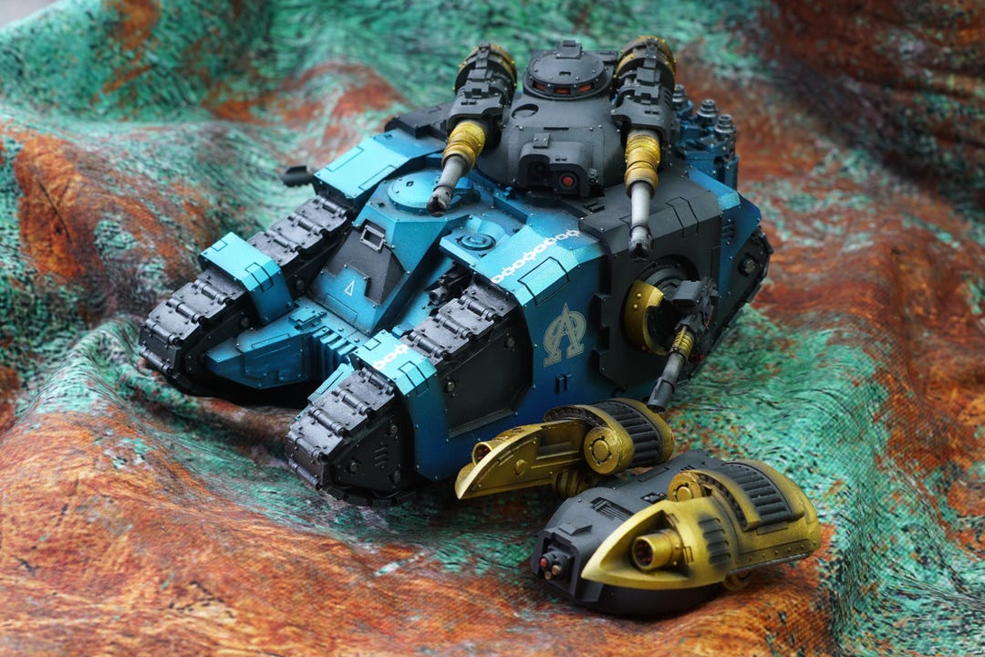 Warhammer 30k Alpha Legion Sicaran Omega With Dual Turret Options for ...
