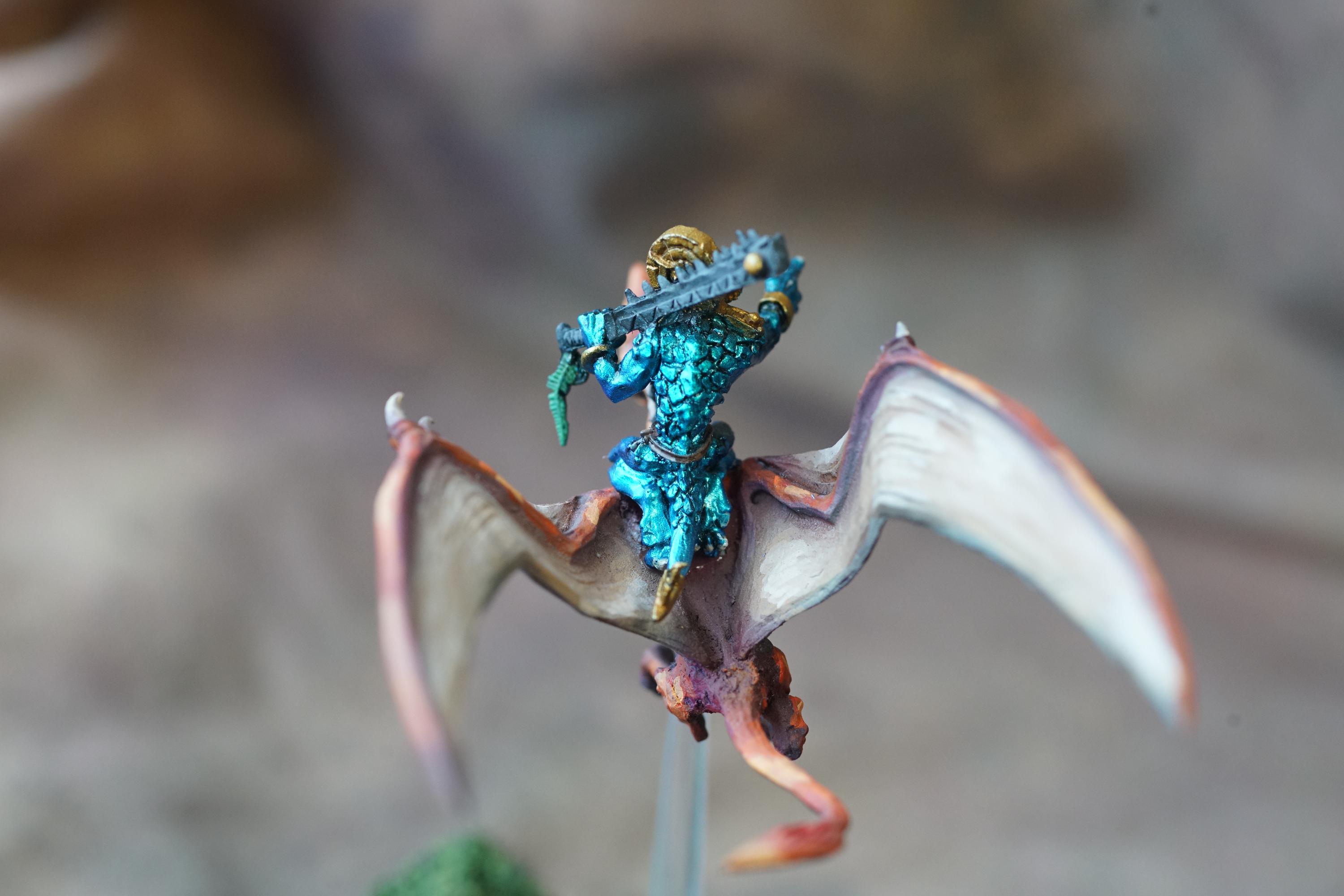 Warhammer Age of Simgar Lizard Seraphon Metal Painted RIPPERDACTYL ...