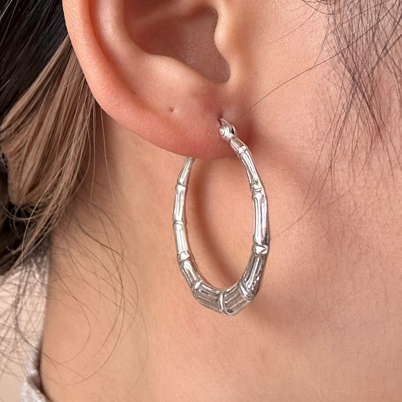 Bamboo Earrings - Etsy