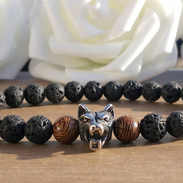 Wolf Bracelet - Etsy