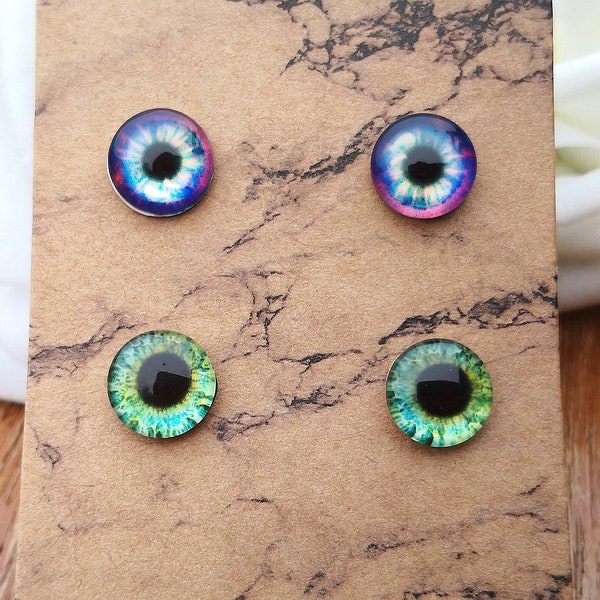 Green Eye Earrings - Etsy