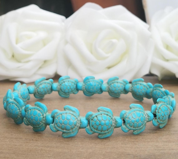 Blue turtle bracelet store