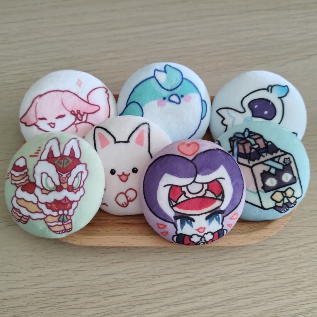 Honkai Star Rail & Genshin Impact Squishy Pin Badges - Etsy