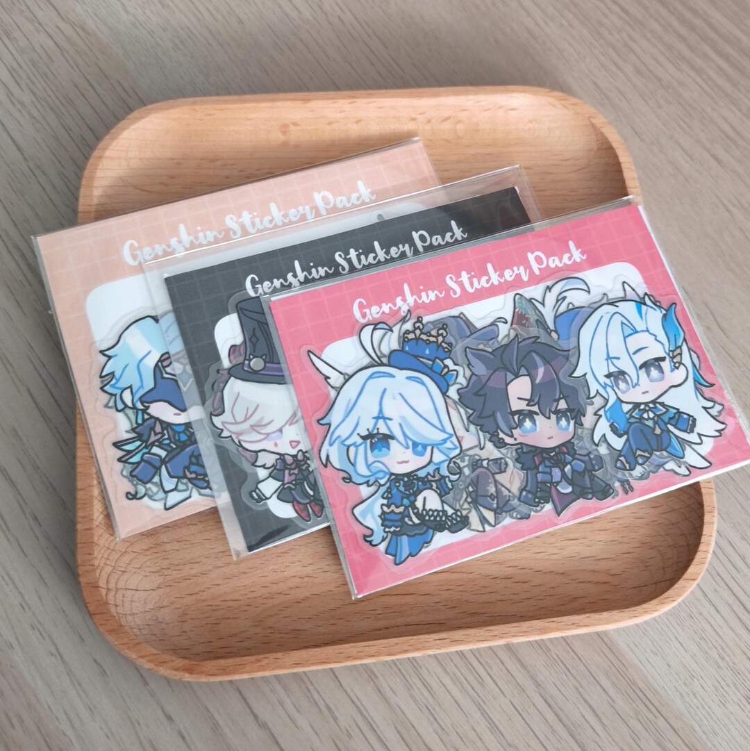 Genshin Sticker Pack - Etsy