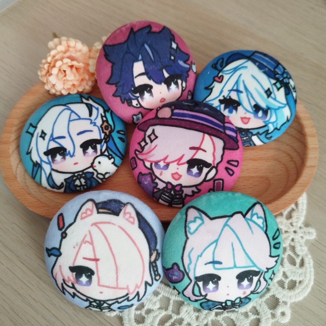 Genshin Impact Squishy Pin Badges Fontaine - Etsy