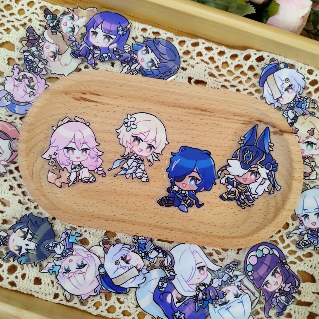 Genshin Impact Sticker Pack - Etsy