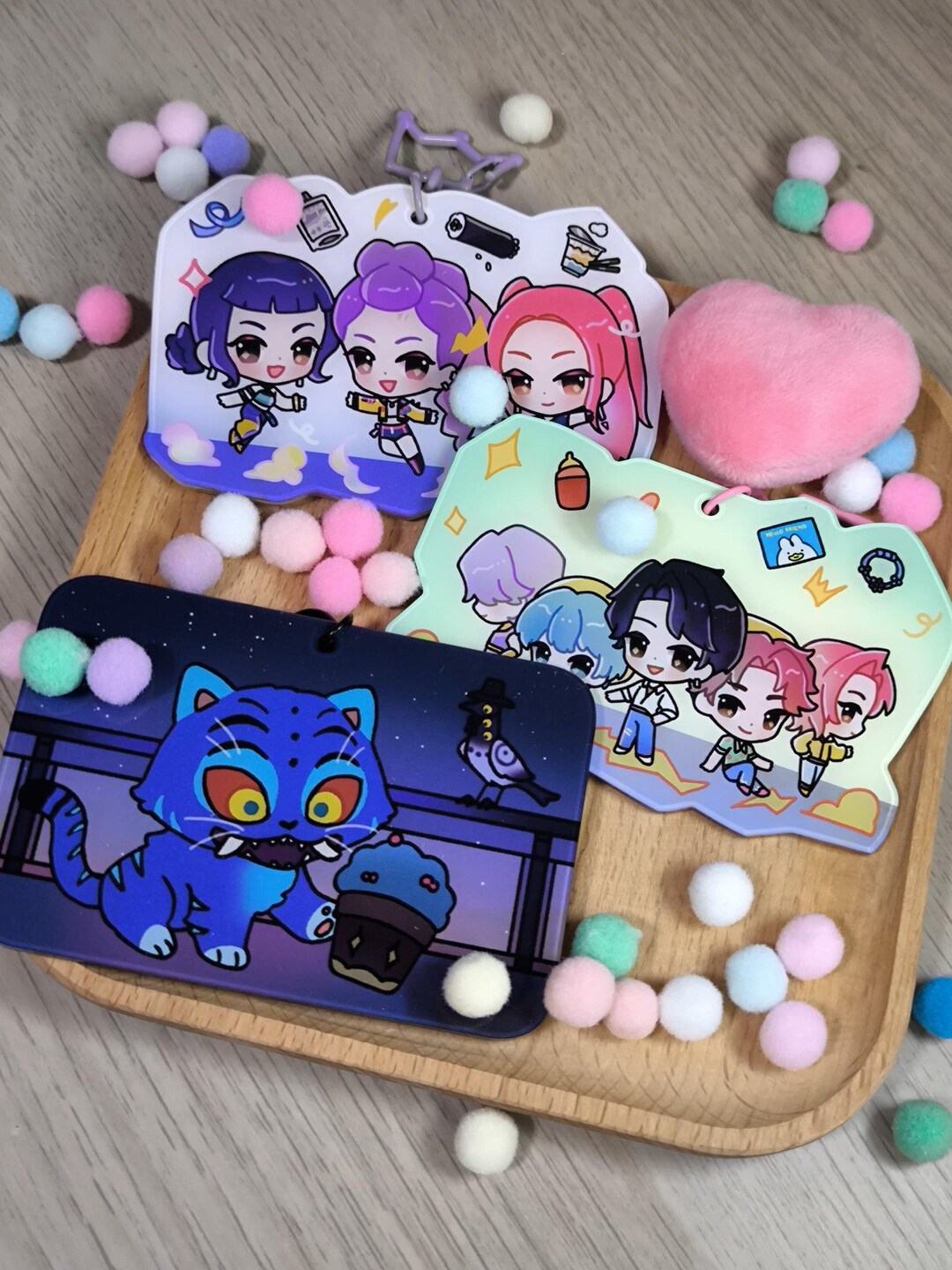 PREORDER KPOP Demon Hunters Large Charms - Etsy
