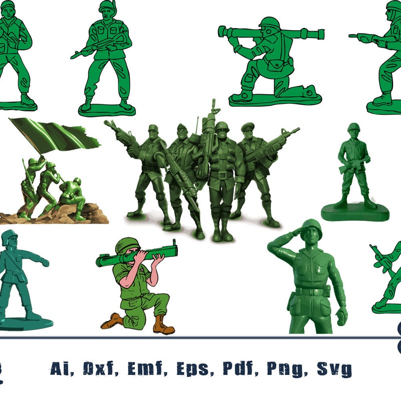 Toy Story Andy Army Svg - Etsy