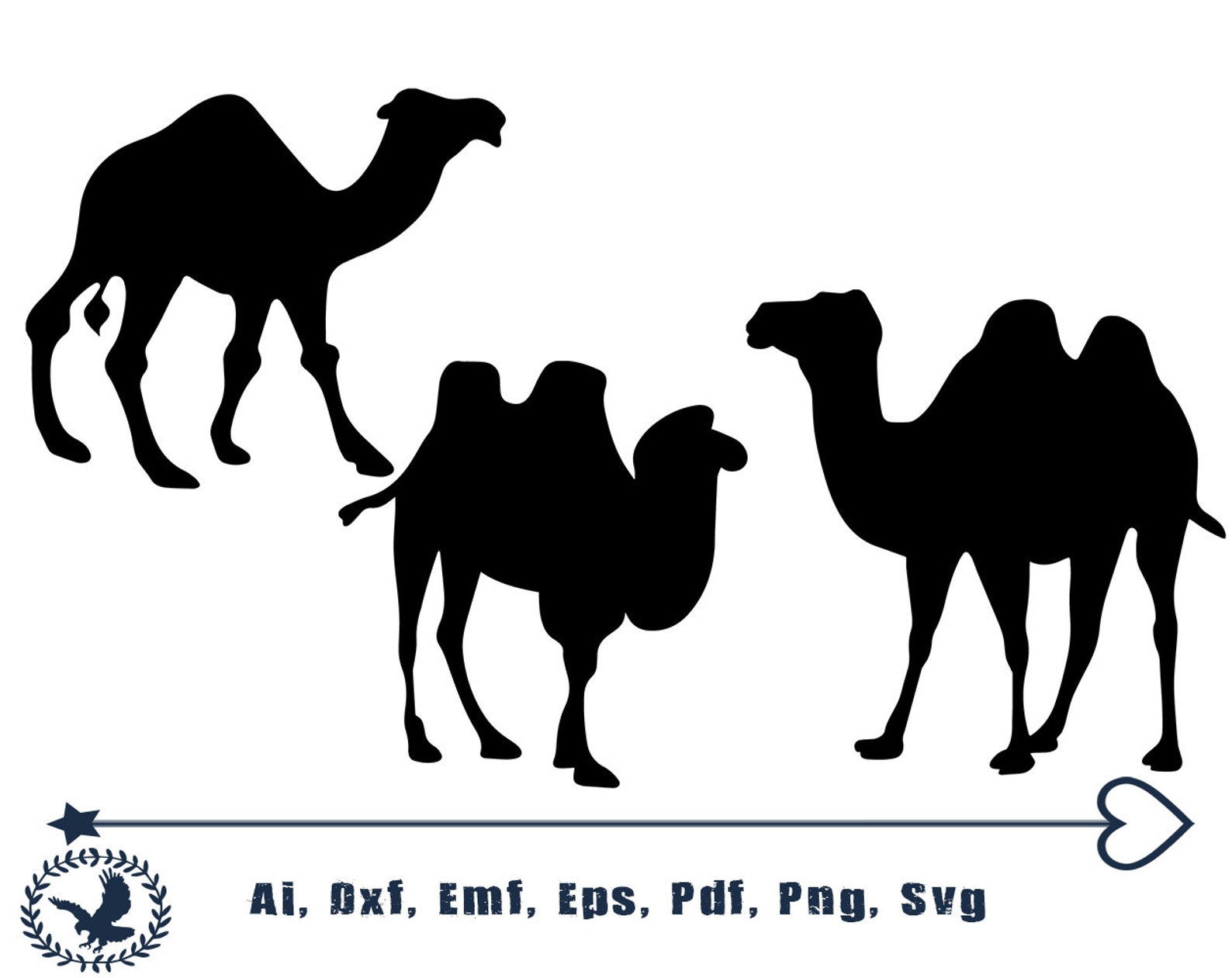Camel SVG Bundle Camel SVG Camel Clipart Camel Cut Files - Etsy