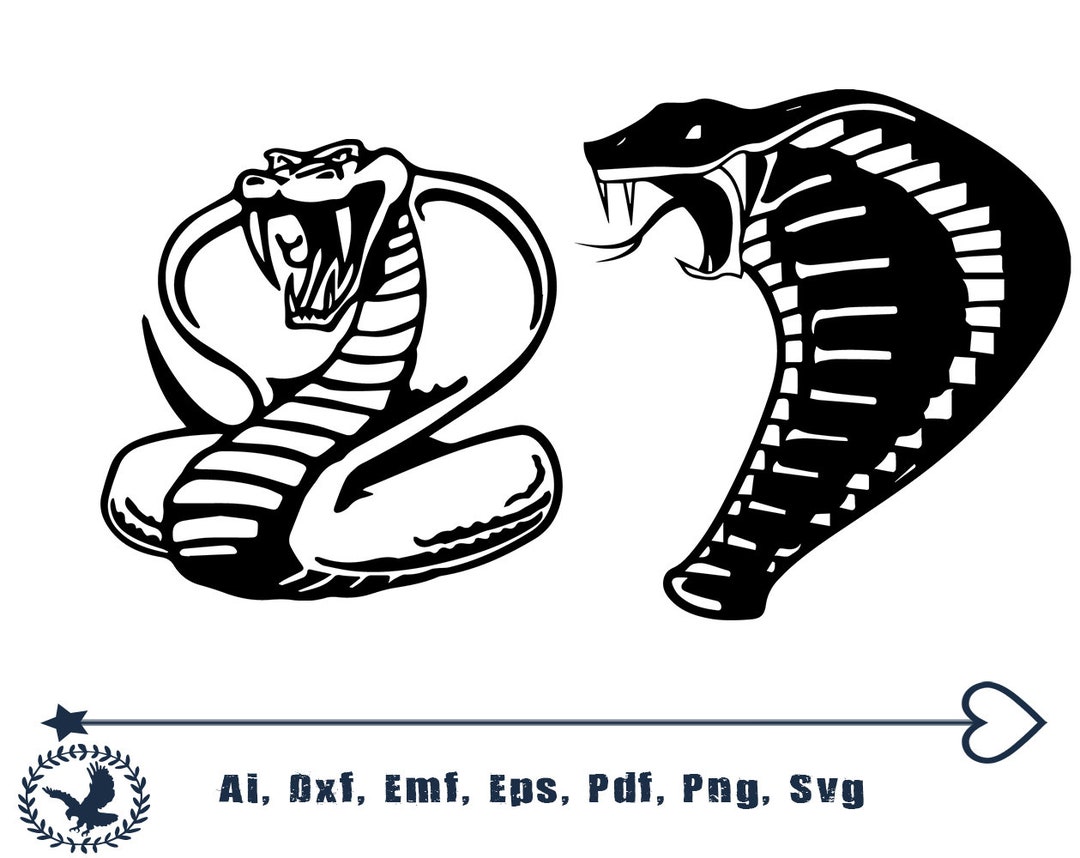 Cobra Snake Svg Cut File, Cobra Clip Art, Cobra Vector Files, Cobra ...