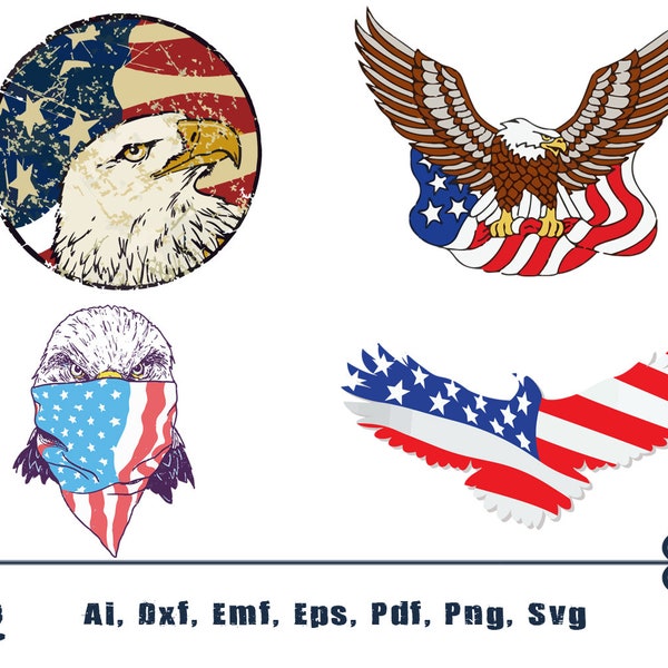 Thin Blue Line Eagle Svg - Etsy