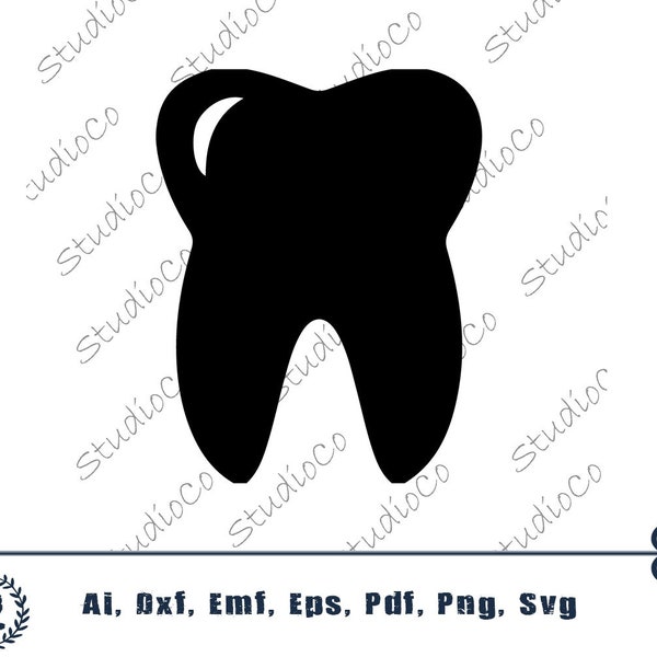 Tooth Svg - Etsy