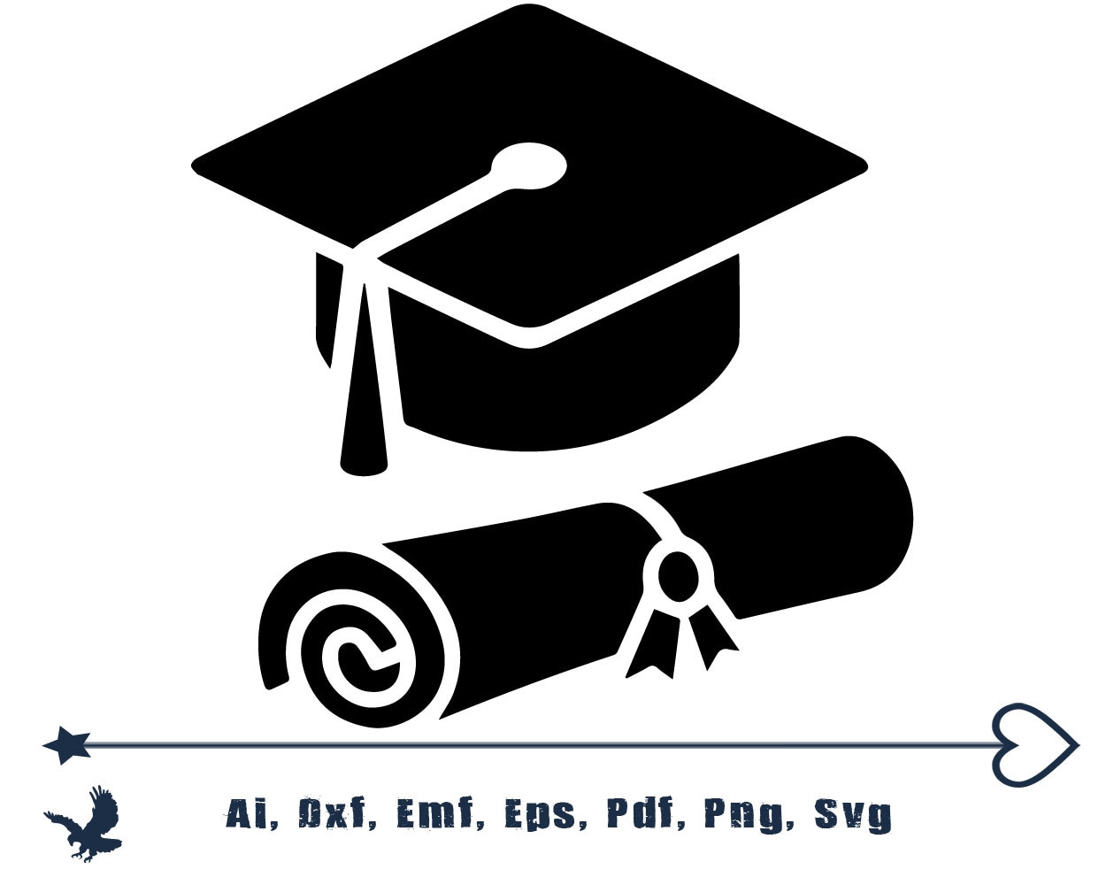 Graduation Svg Multi Svg Dfx Pdf Graduation Hat Svg Graduation Cap Svg