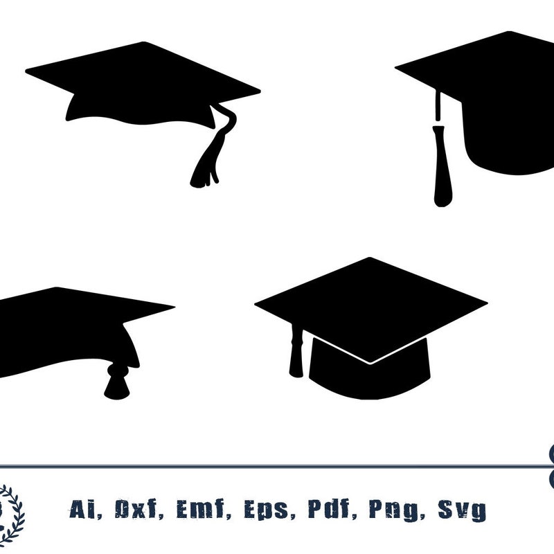 Graduation Hat Svg - Etsy