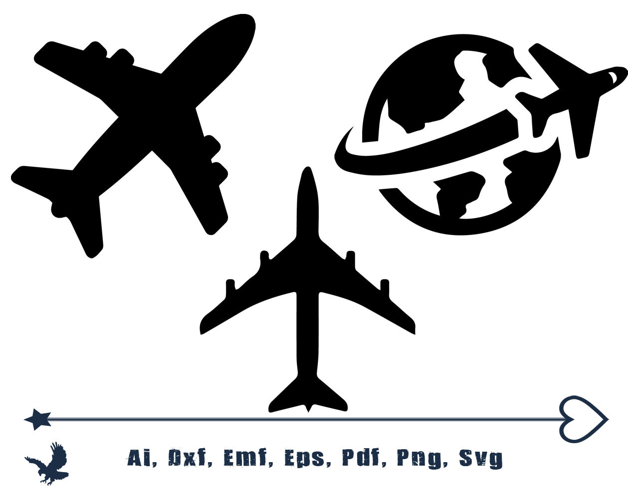 Airplane SVG / Airplane Clipart / Planes Clipart / Airplane | Etsy
