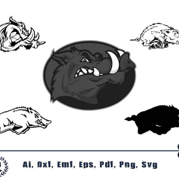 Razorbacks Svg - Etsy